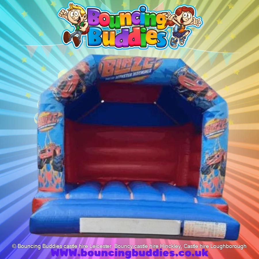 Bouncy castle hire Leicester - Blaze Castle hire Leicester.