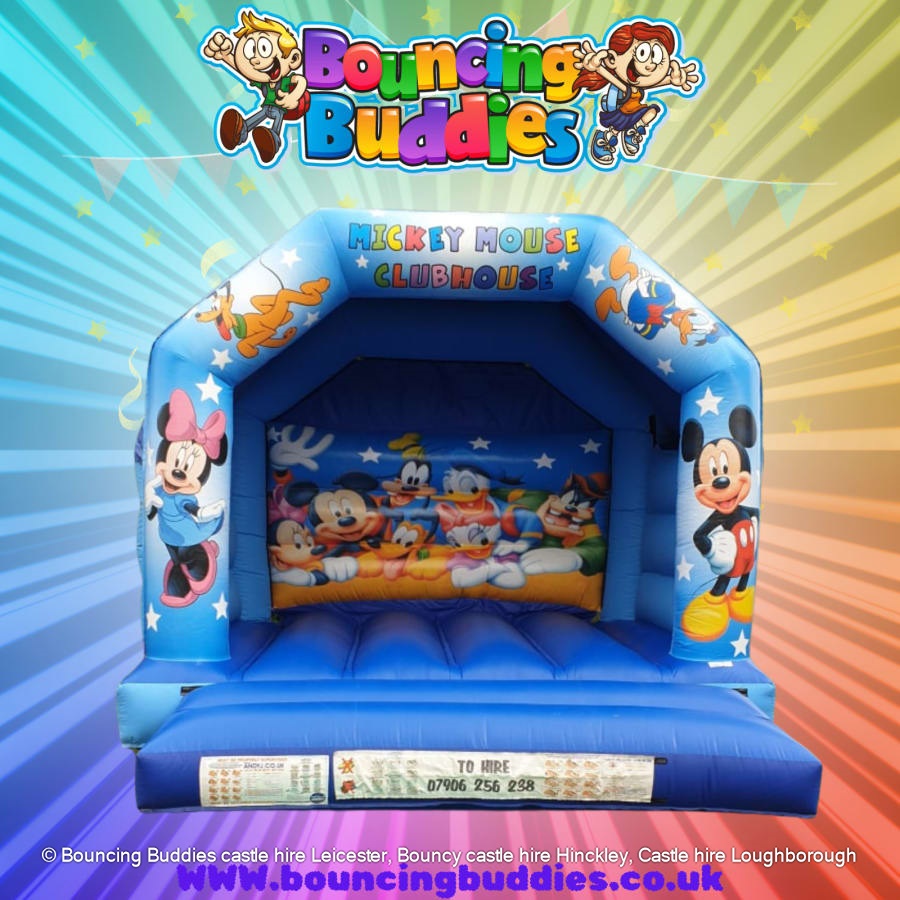 Mickey Mouse bouncy castle Leicester - Minnie Mouse castle hire