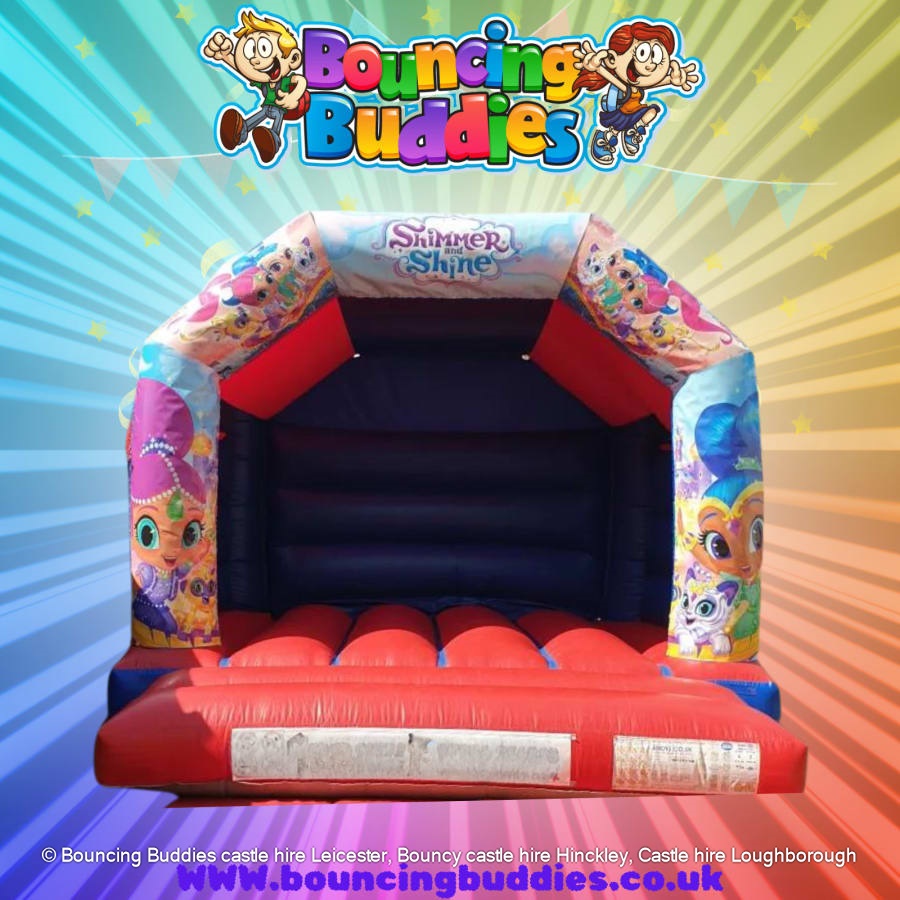 Shimmer & Shine castle hire Leicester - Bouncy Castle hire Leicester
